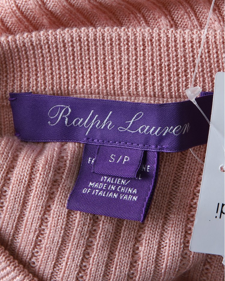 Blusa Ralph Lauren Original Tricot Rosa Feminina