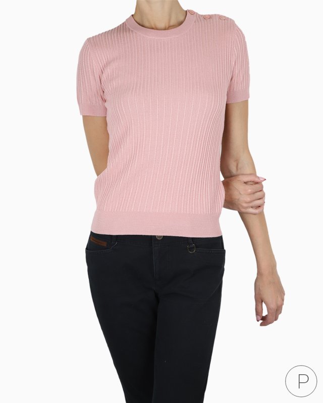 Blusa Ralph Lauren Original Tricot Rosa Feminina