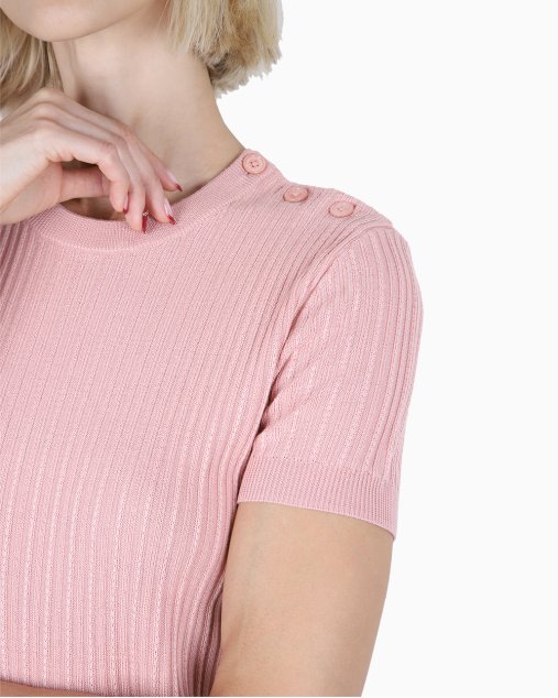Blusa Ralph Lauren Original Tricot Rosa Feminina
