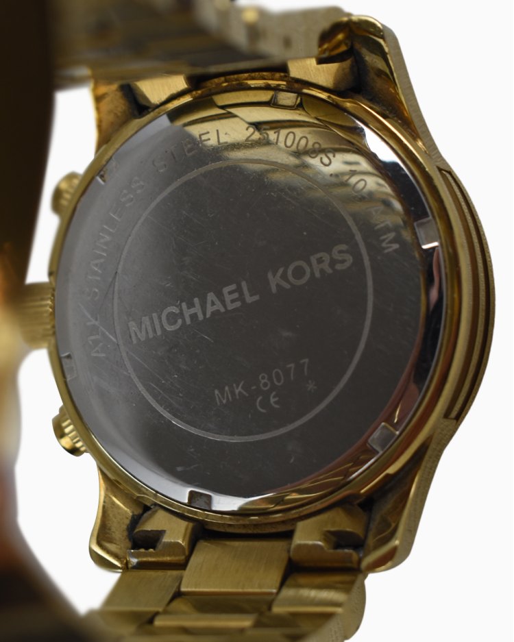 Relógio Michael Kors Original MK8077 Dourado Masculino