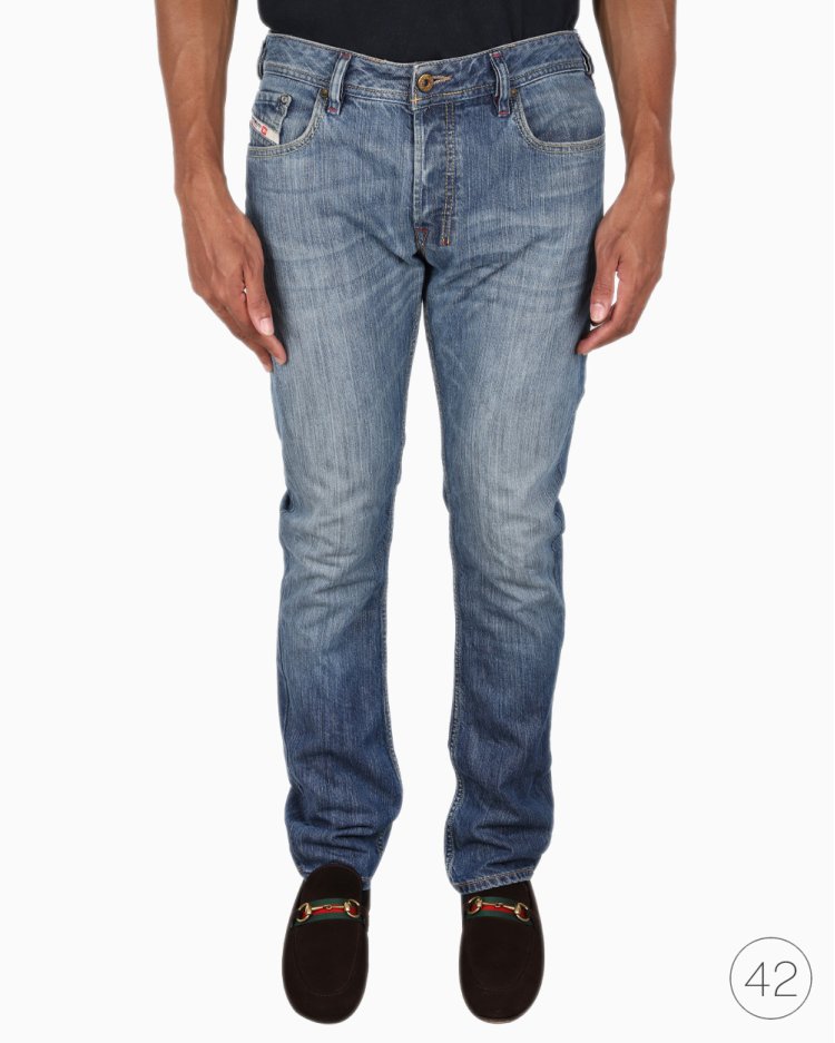 Calça Diesel Original Zathan Jeans Azul Masculina