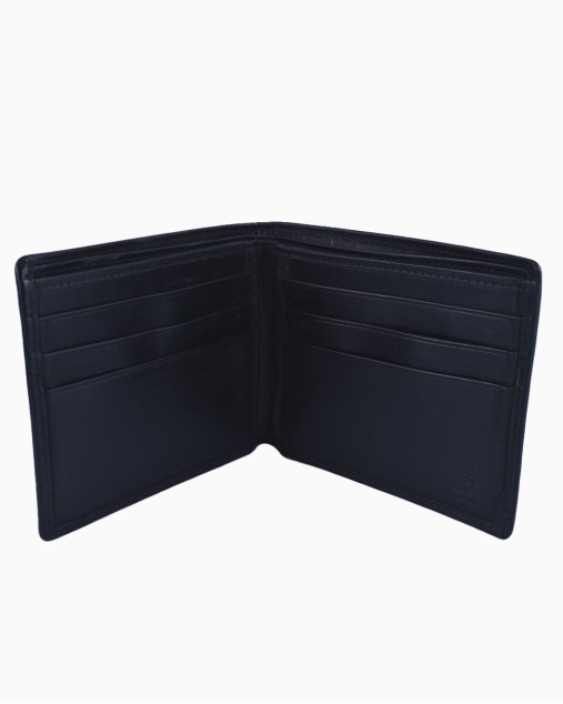 Carteira Gucci Original Original Couro Preto Masculina