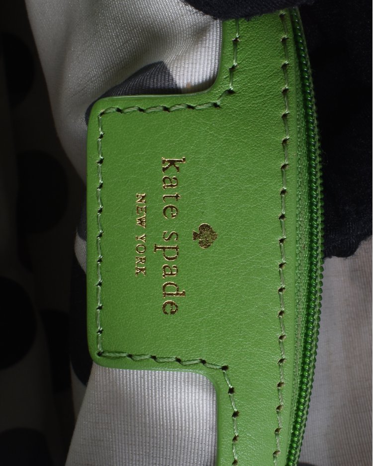 Bolsa Kate Spade Original TurnLock Stud Tote Verde Feminina