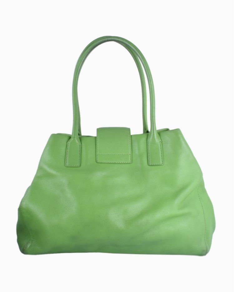 Bolsa Kate Spade Original TurnLock Stud Tote Verde Feminina