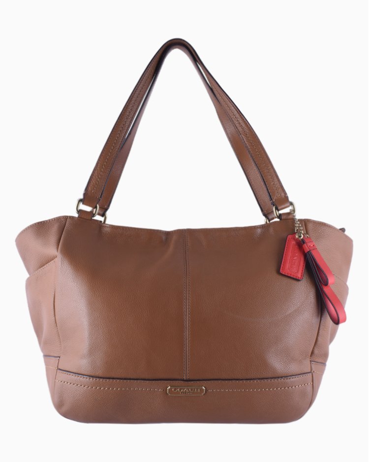 Bolsa Coach Original Carrie Pearl Tote Caramelo Feminina