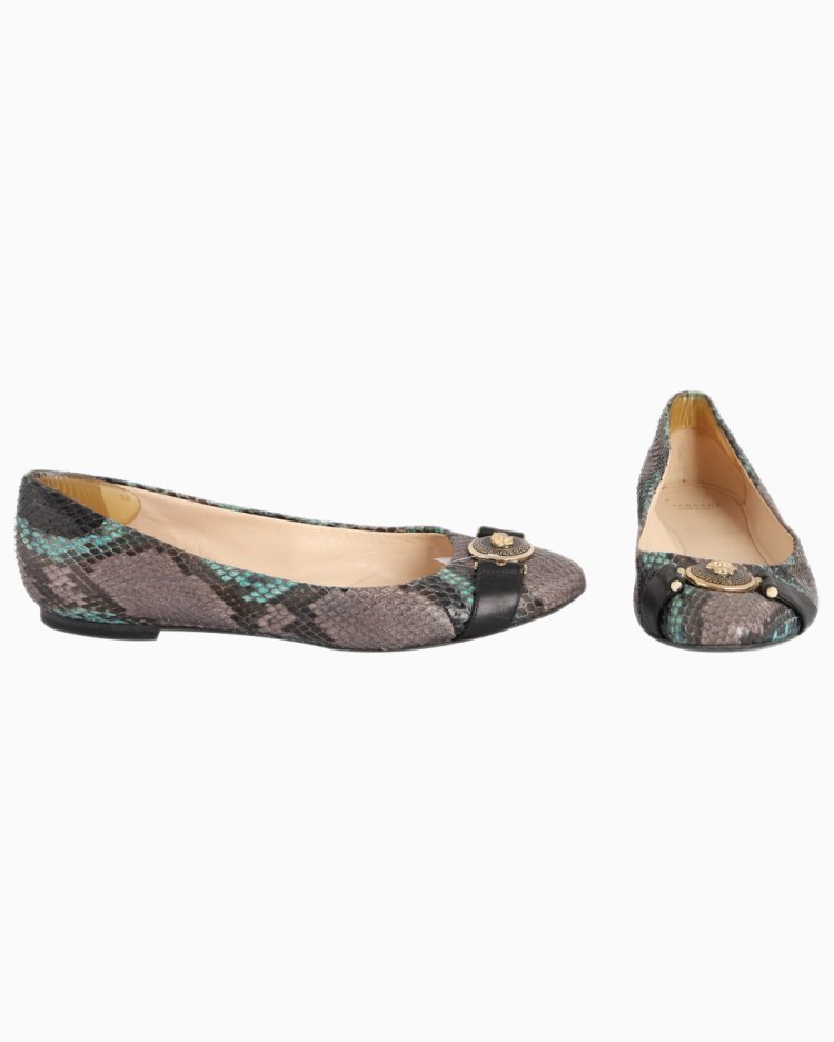 Sapatilha Versace Original Animal Print Feminina