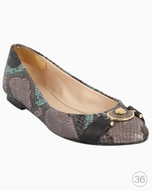 Sapatilha Versace Original Animal Print Feminina