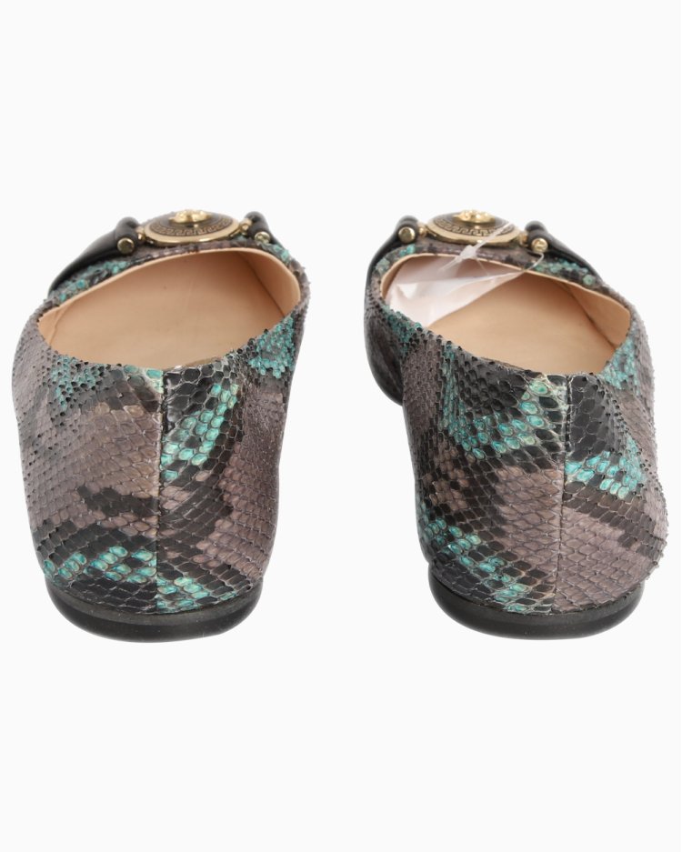 Sapatilha Versace Original Animal Print Feminina