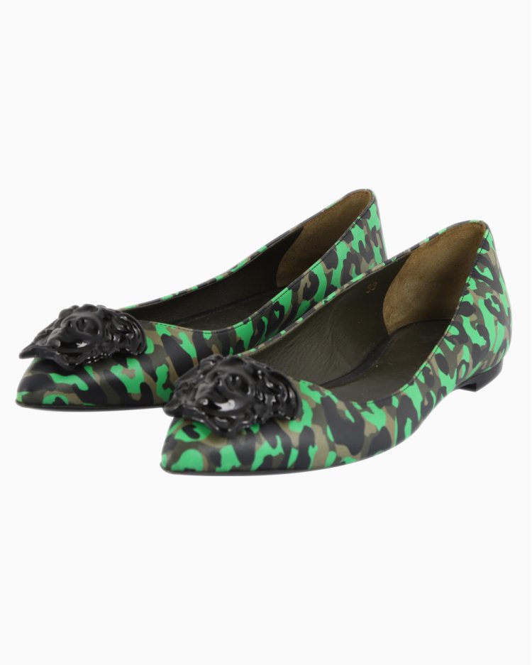 Sapatilha Versace Original Medusa Estampada Feminina