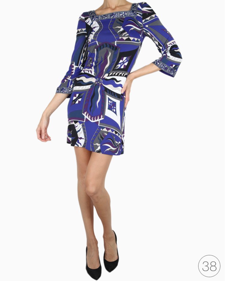 Vestido Emilio Pucci Original Estampado Feminino