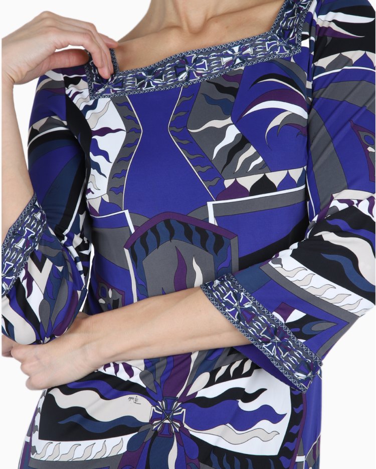 Vestido Emilio Pucci Original Estampado Feminino