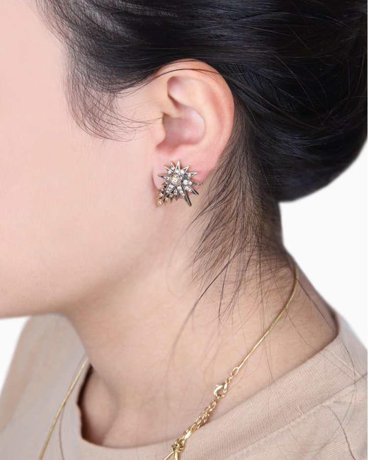 Brinco Hstern Original de Ouro Nobre 18k Com Diamantes Cognac - Coleção ...