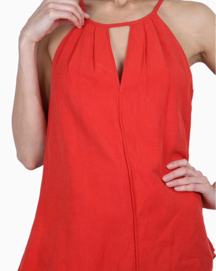 Blusa Cris Barros Original Vermelha Feminina