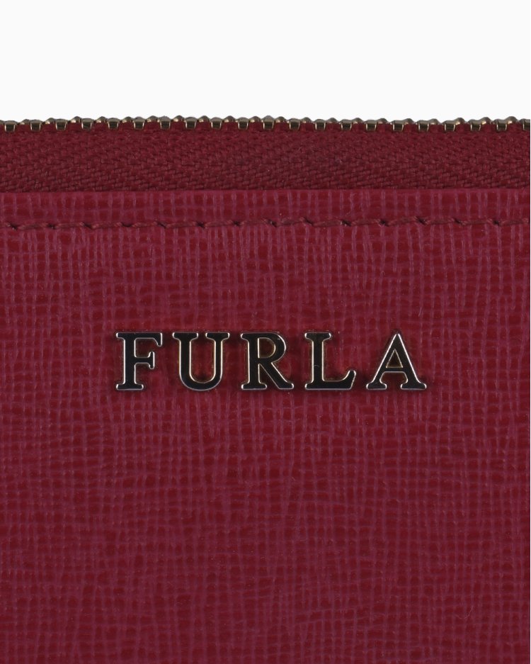 Carteira Furla Original Zip Around Couro Vermelha Feminina