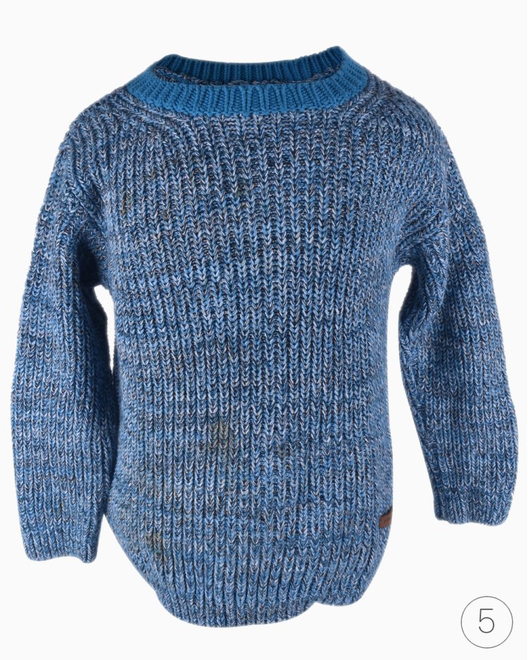 Suéter Infantil Burberry Original Tricô Azul