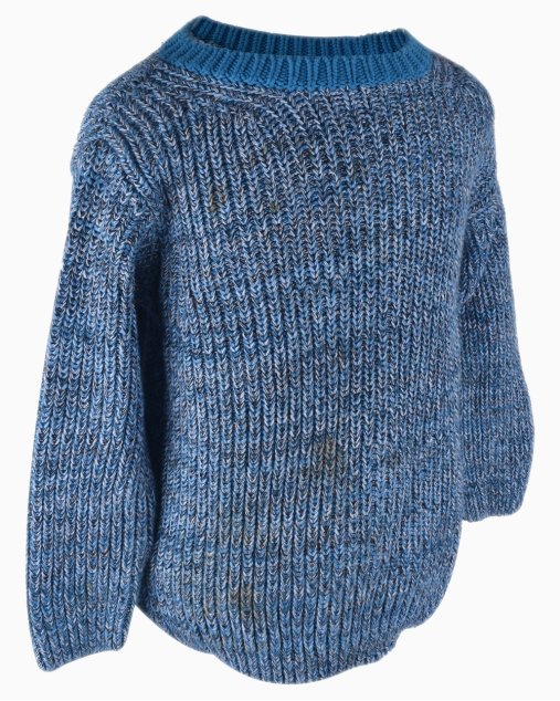 Suéter Infantil Burberry Original Tricô Azul