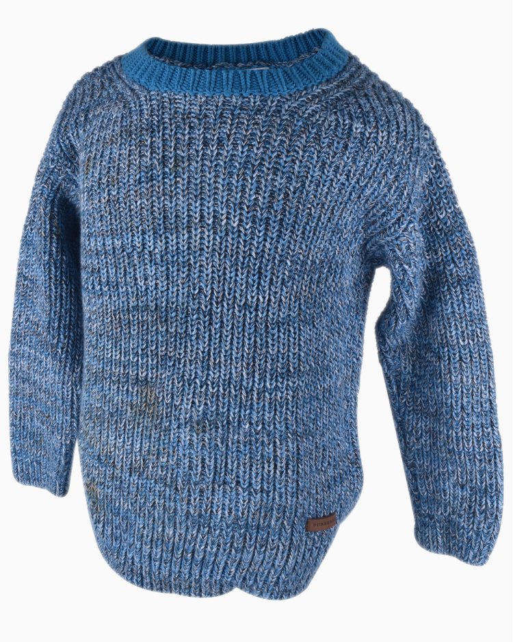 Suéter Infantil Burberry Original Tricô Azul
