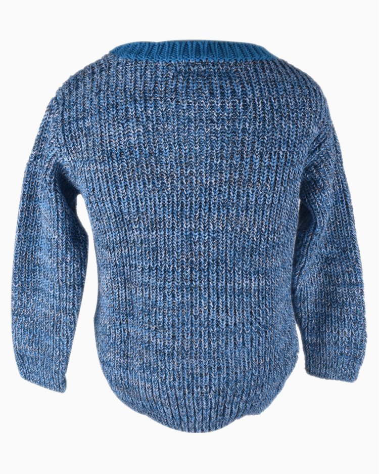 Suéter Infantil Burberry Original Tricô Azul