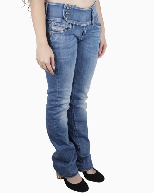 Calça Diesel Original Cherock Jeans Azul Feminina