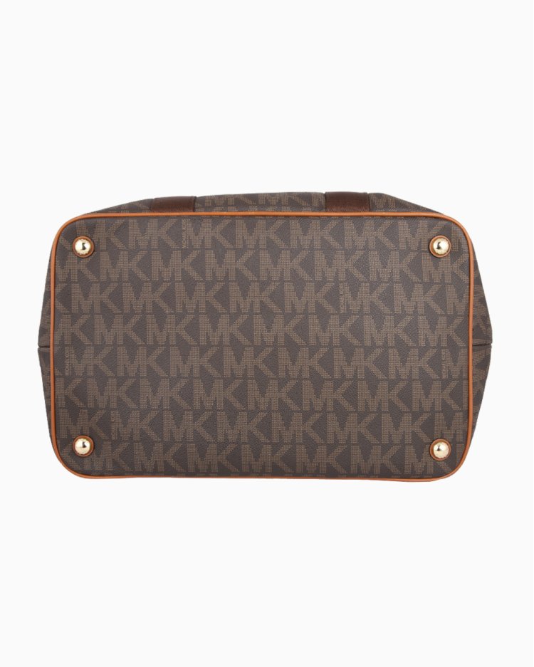 Bolsa Michael Kors Original Monograma Marrom Feminina