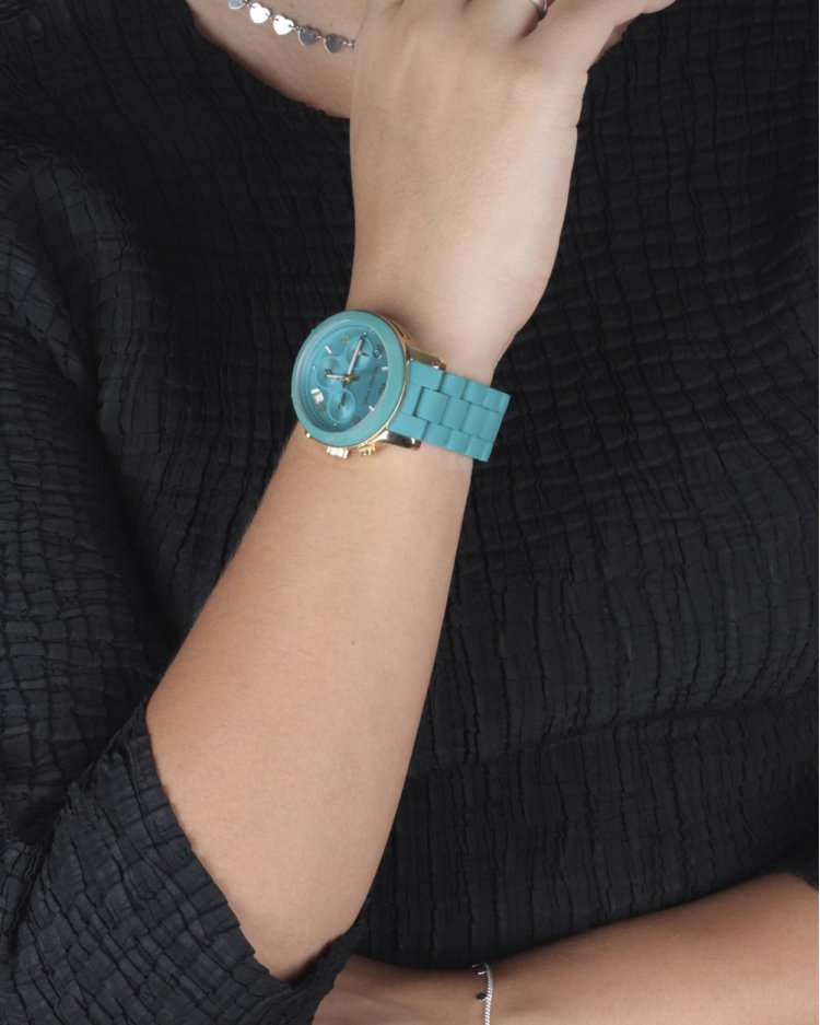 Relógio Michael Kors Original MK-5266 Azul Feminino