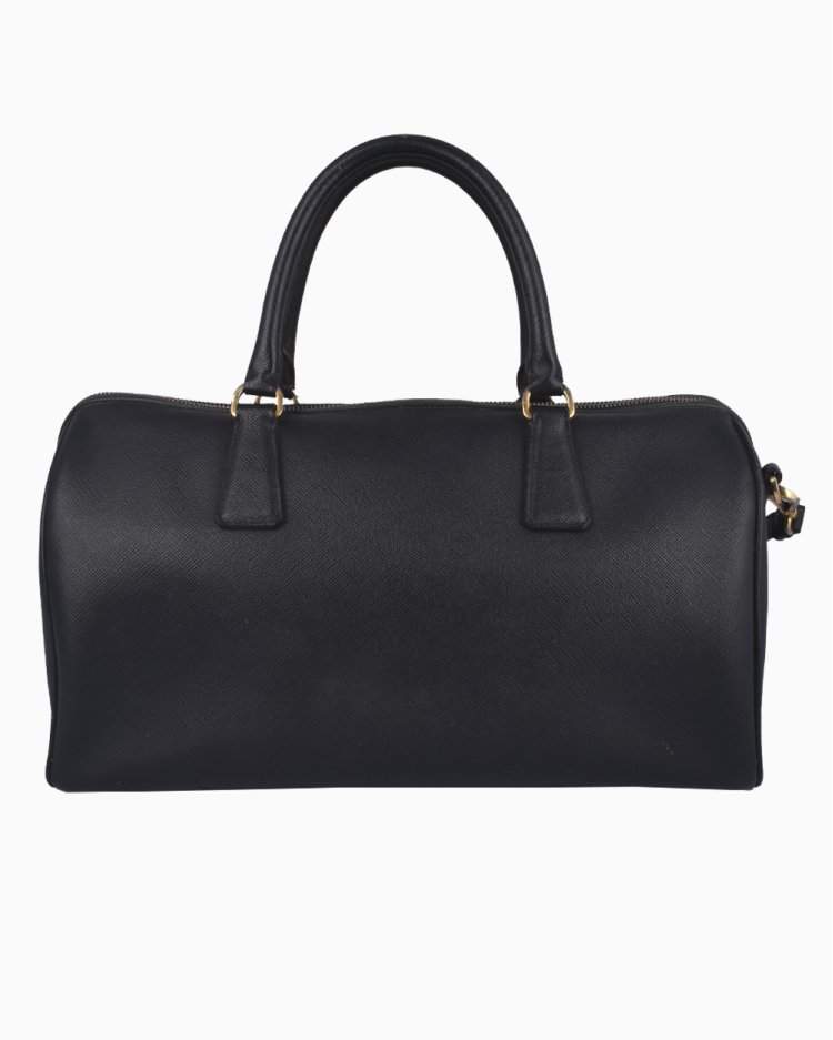 Bolsa Prada Original Boston Saffiano Preta Feminina