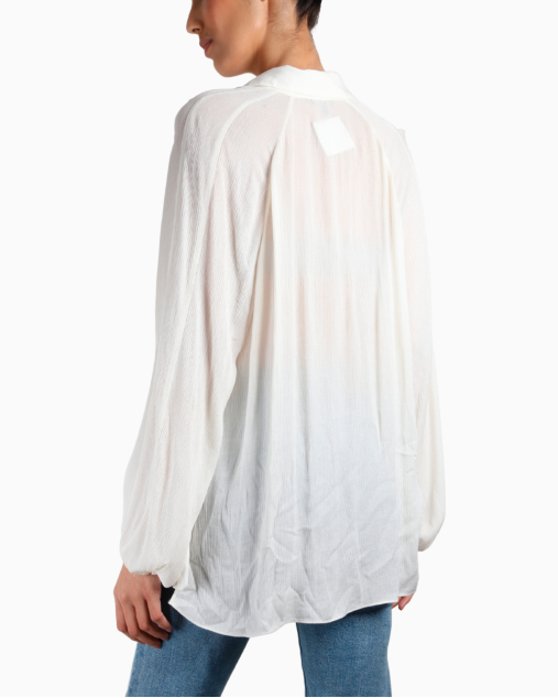 Camisa Massimo Dutti Original Off White Feminina