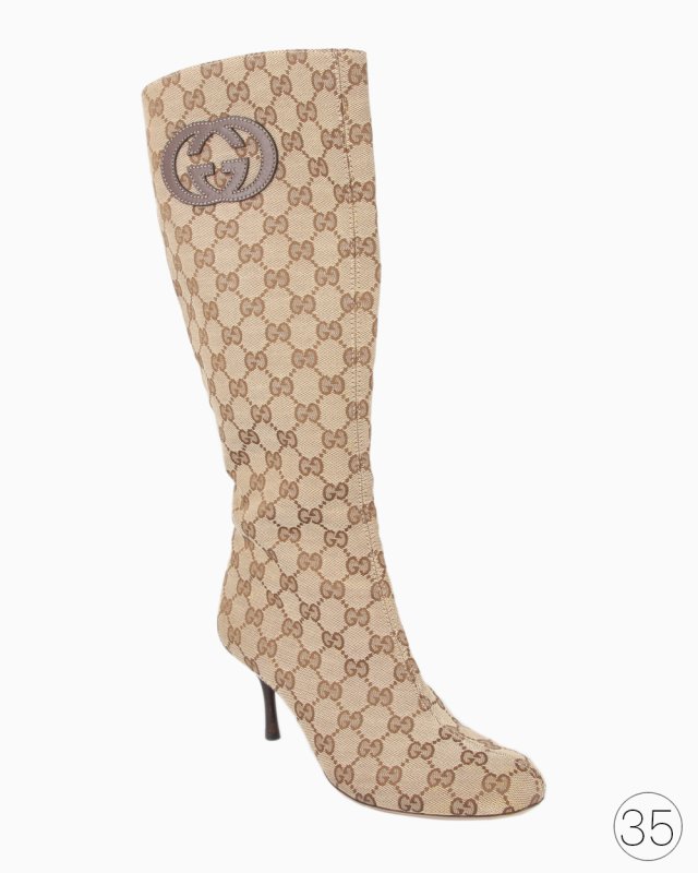 Bota Gucci Original Canvas GG Supreme Feminina