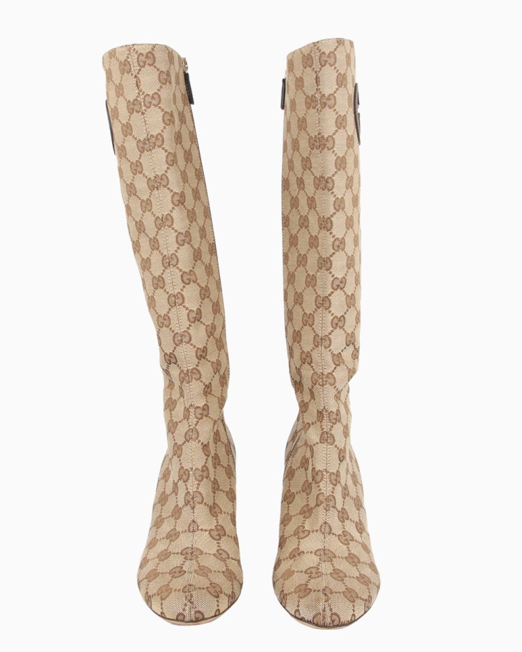 Bota Gucci Original Canvas GG Supreme Feminina