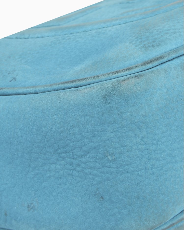 Bolsa Gucci Original Soho Disco Azul Turquesa Feminina