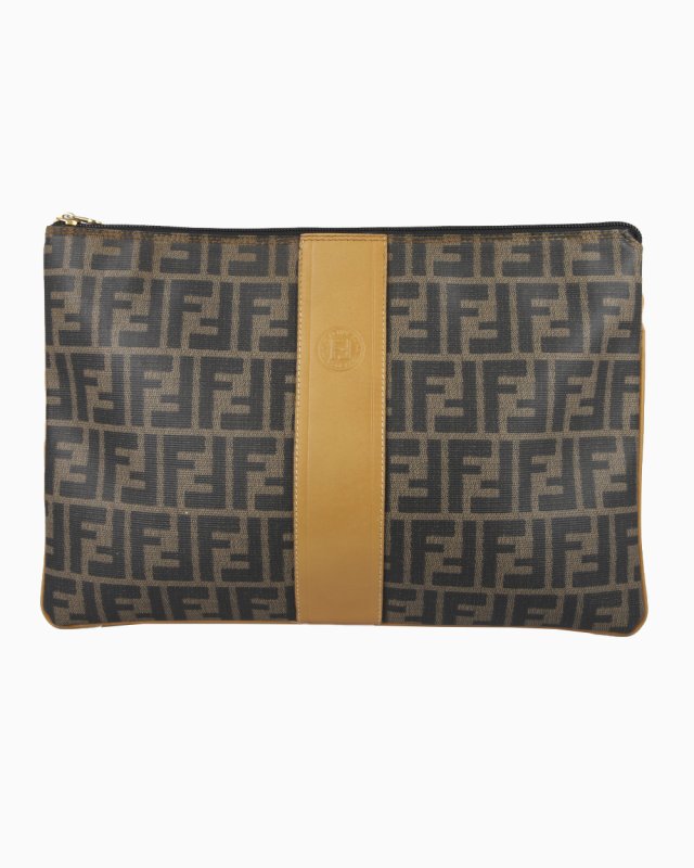 Pasta Fendi Original Vintage Canvas Zucca Feminina