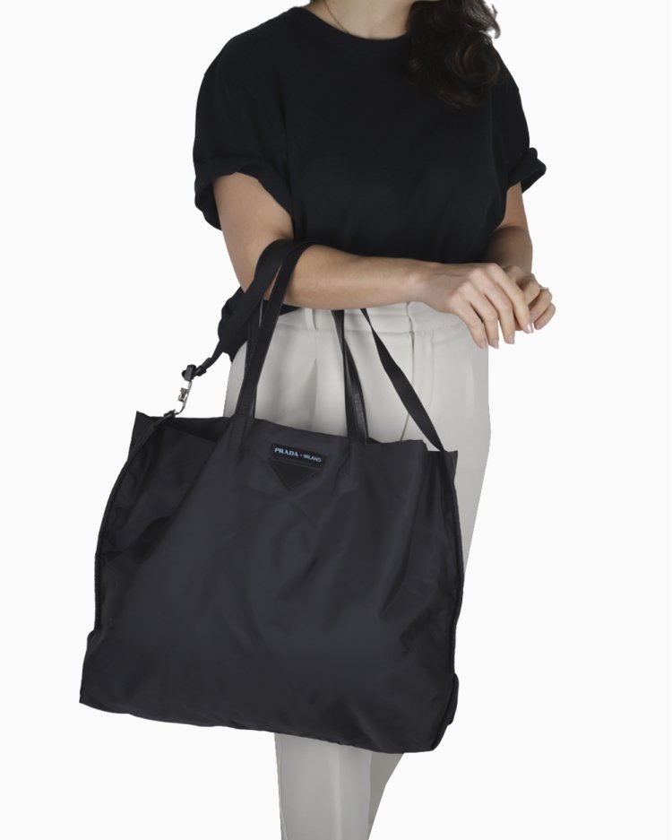 Bolsa Prada Original Tote Nylon Large Feminina