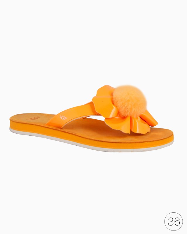 Chinelo Ugg Original Poppy Laranja Feminino