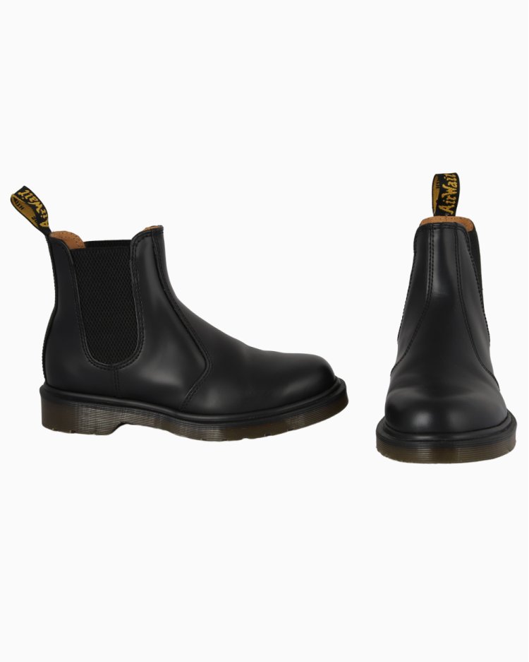 Bota Dr Martens Original Chelsea 2976 Smooth Preta Feminina
