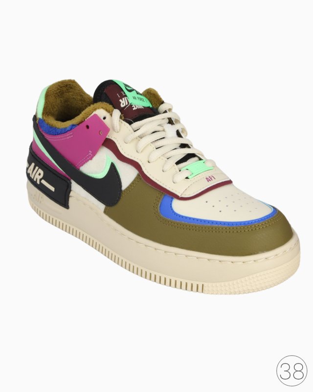 Tênis Nike Original Air Force 1 Shadow Se Cactus Flower Colorido Feminino