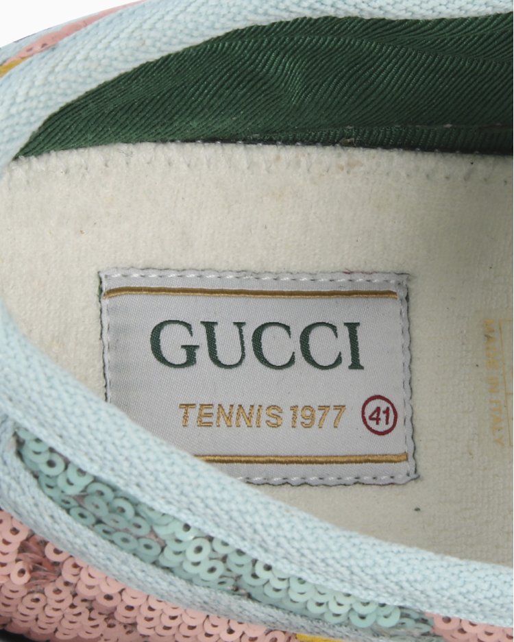Tênis Gucci Original Tennis 1997 Paetê Colorido Masculino