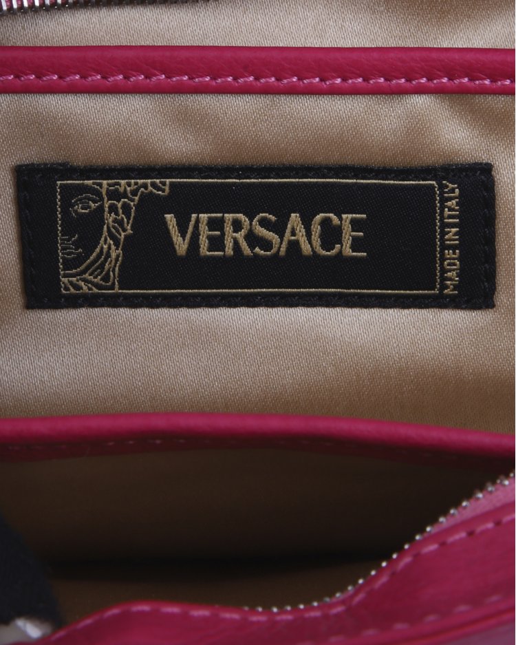 Clutch Versace Original Rosa Feminina