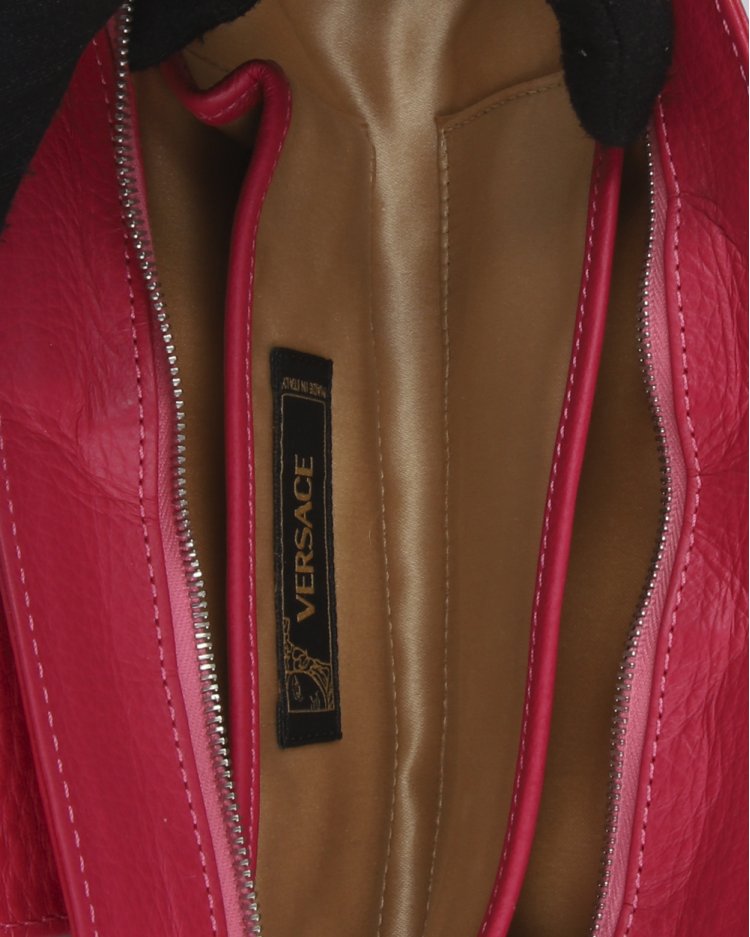 Clutch Versace Original Rosa Feminina