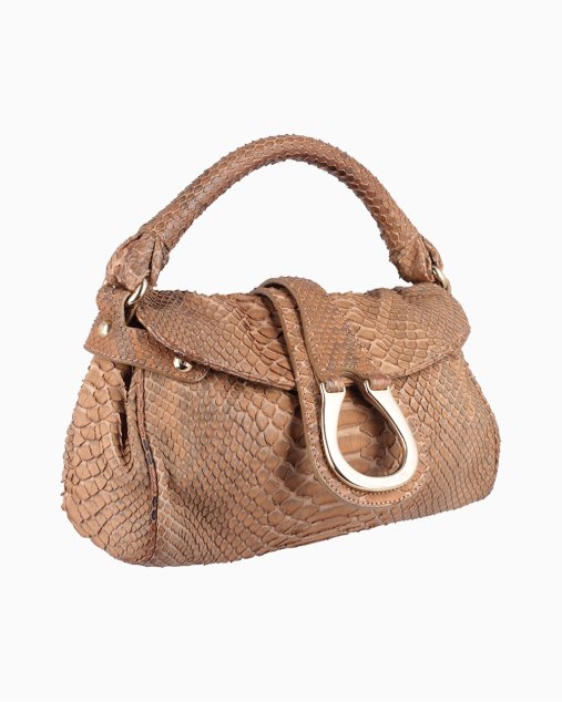 Bolsa Giorgio Armani Original Python Marrom Feminina