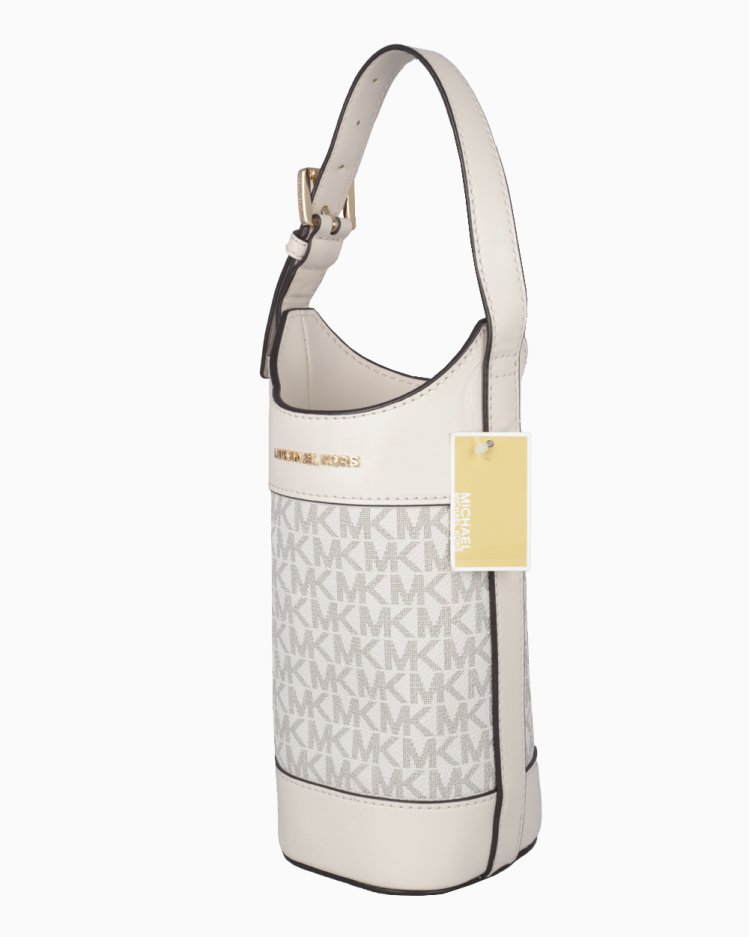Bolsa Michael Kors Wine Bottle Holder Giftables Monograma Off White