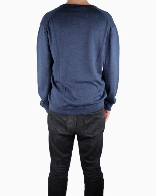 Suéter Gucci Original Lã Azul Marinho Masculino