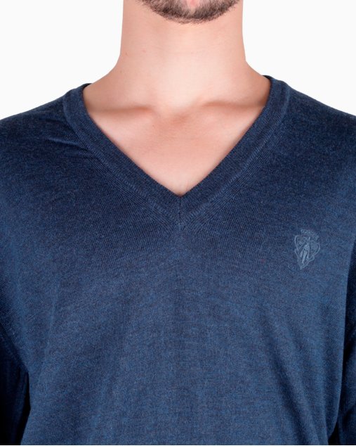 Suéter Gucci Original Lã Azul Marinho Masculino