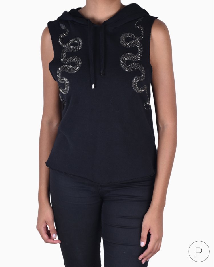 Moletom Bo.Bô Original Bordado Preto Feminino