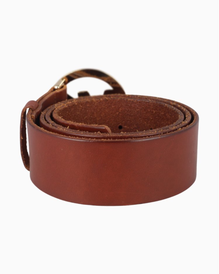Cinto Michael Kors Original Couro Marrom Feminino