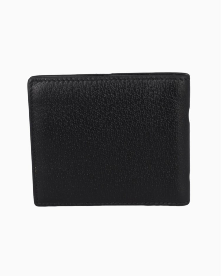 Carteira Gucci Original Animalier Leather Preta Masculina