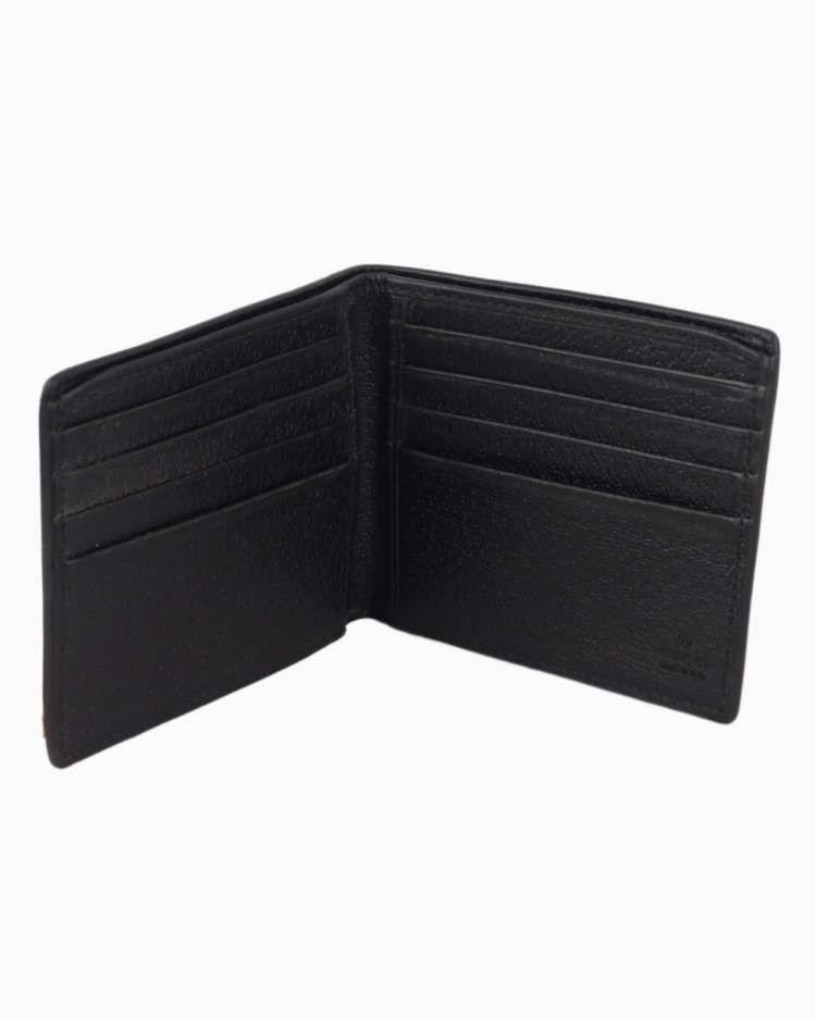 Carteira Gucci Original Animalier Leather Preta Masculina