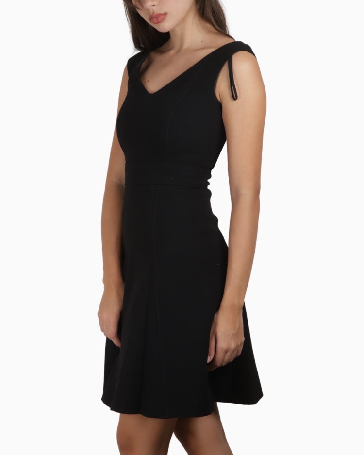 Vestido Prada Original Evasê Preto Feminino