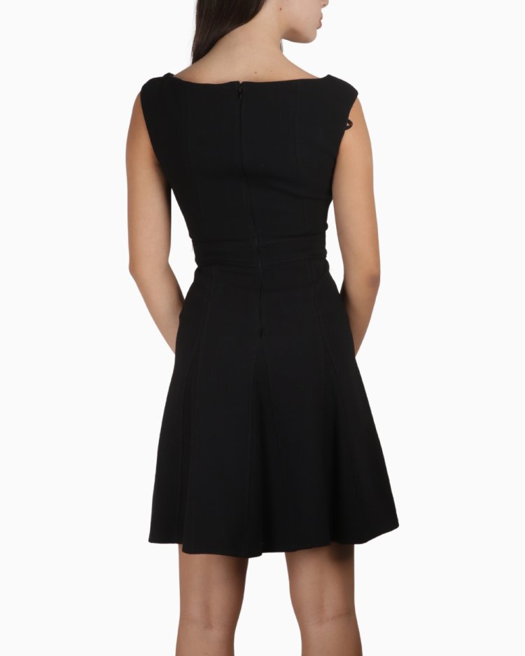 Vestido Prada Original Evasê Preto Feminino
