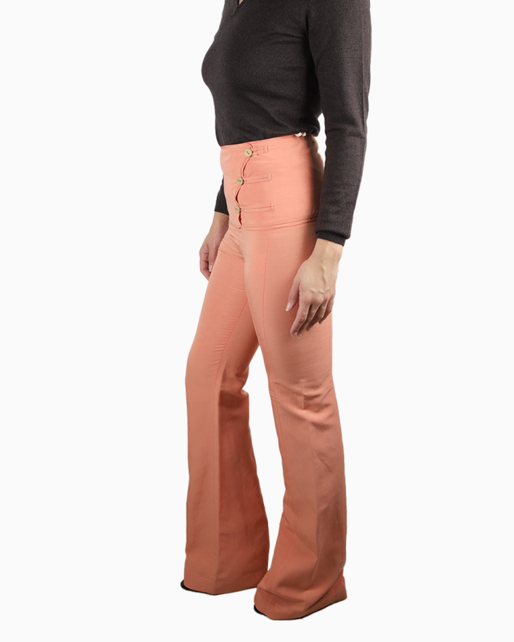 Calça Cris Barros Original Salmão Feminina