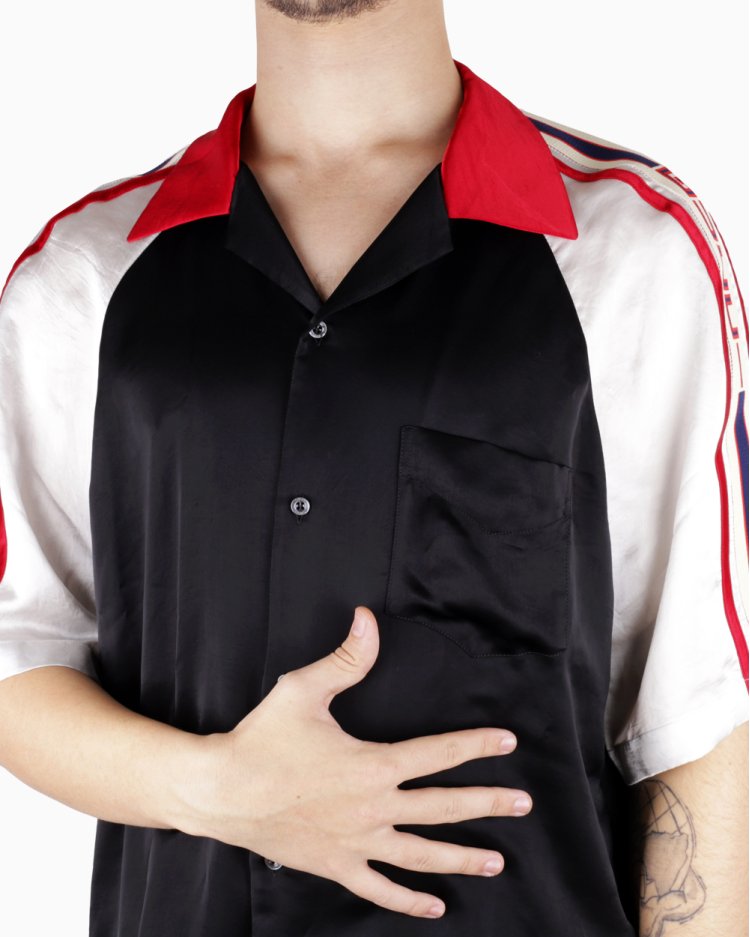 Camisa Gucci Original Logo Tricolor Masculina